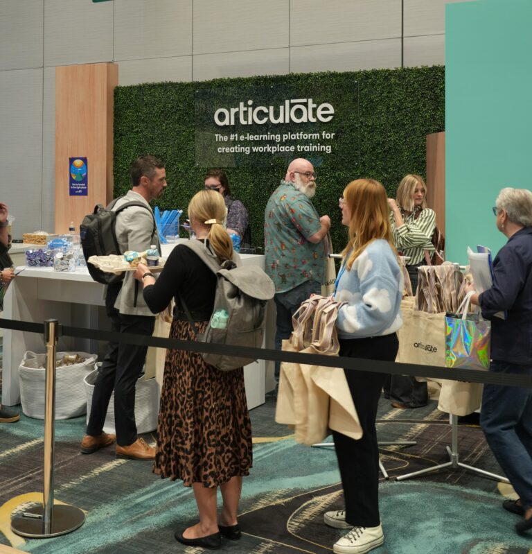 MarCom Award - Gold - Articulate at DevLearn 2024 - Exhibitus